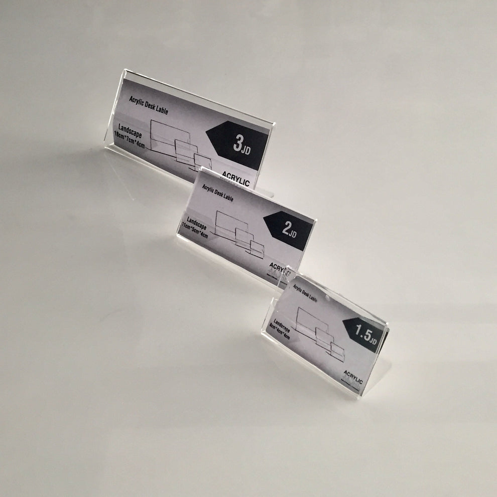 Desk labels – Acrylic and More Online